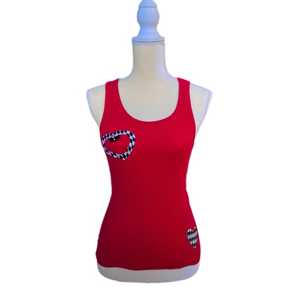 Rosie P. | Shirts & Tops | Vintage Rosie P Nwot Crimson Red Ribbed Tank ...
